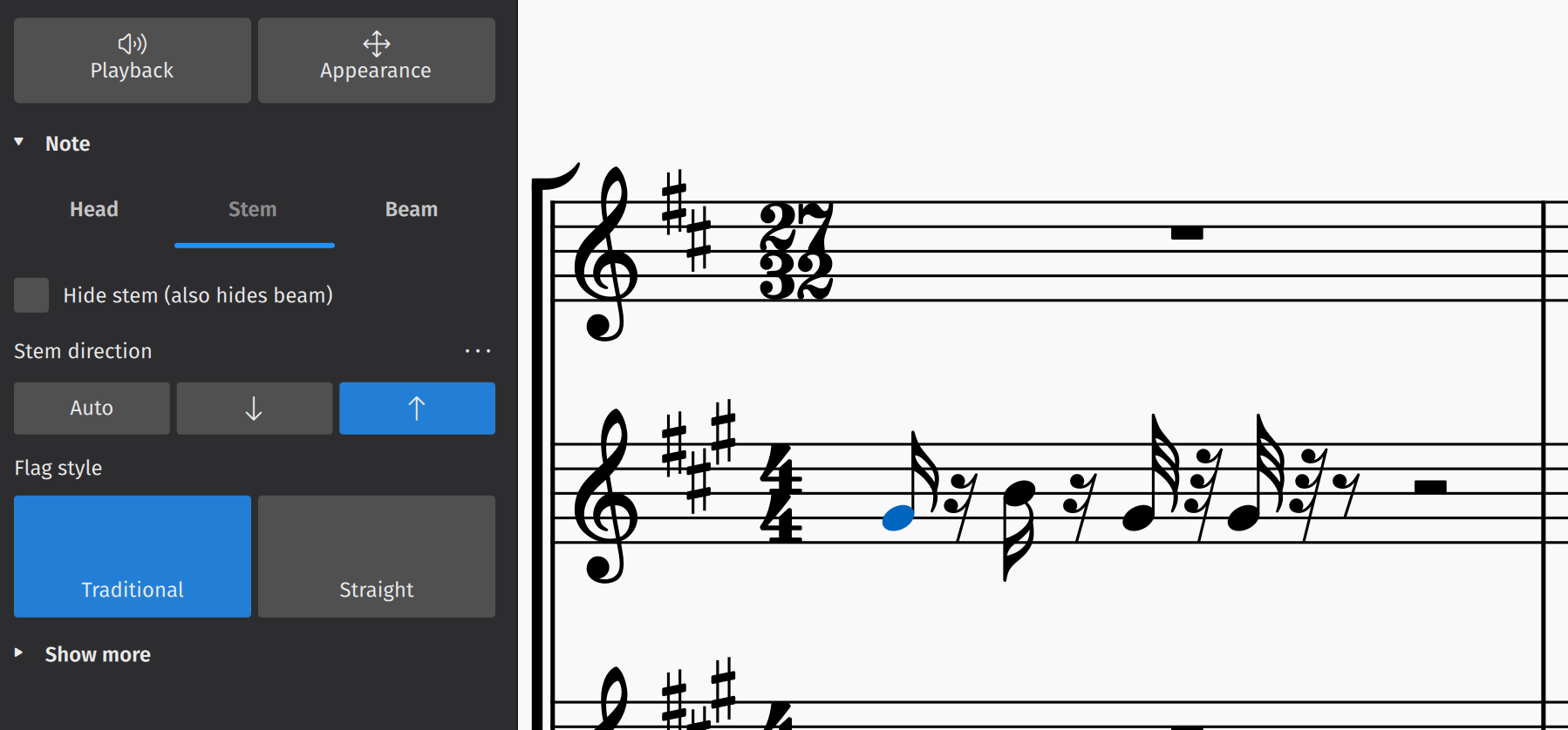 [Inspector] Traditional / Straight flag options missing icons · Issue ...