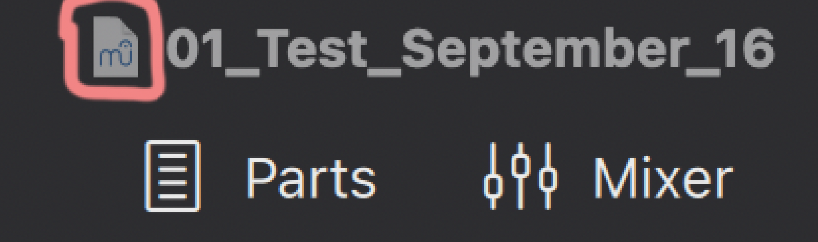 Remove ugly 'MU' file icon from the top bar for saved scores · Issue ...