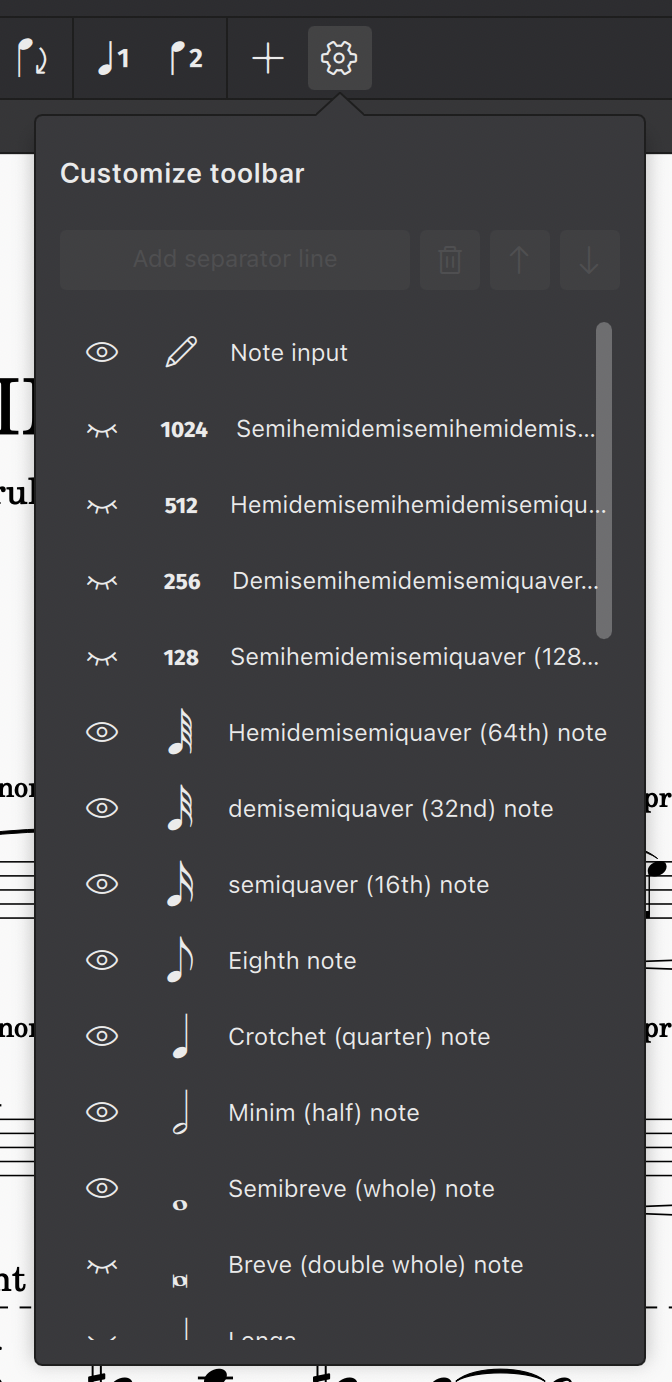 'Customise Toolbar' popup has super-long descriptions again · Issue #13685 · musescore/MuseScore ...