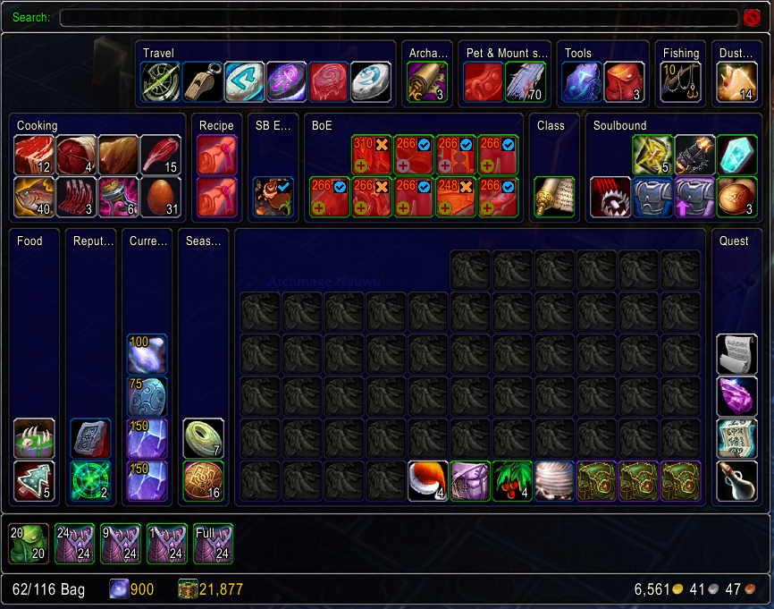 Bar names does not always update correctly when inventory changes ...