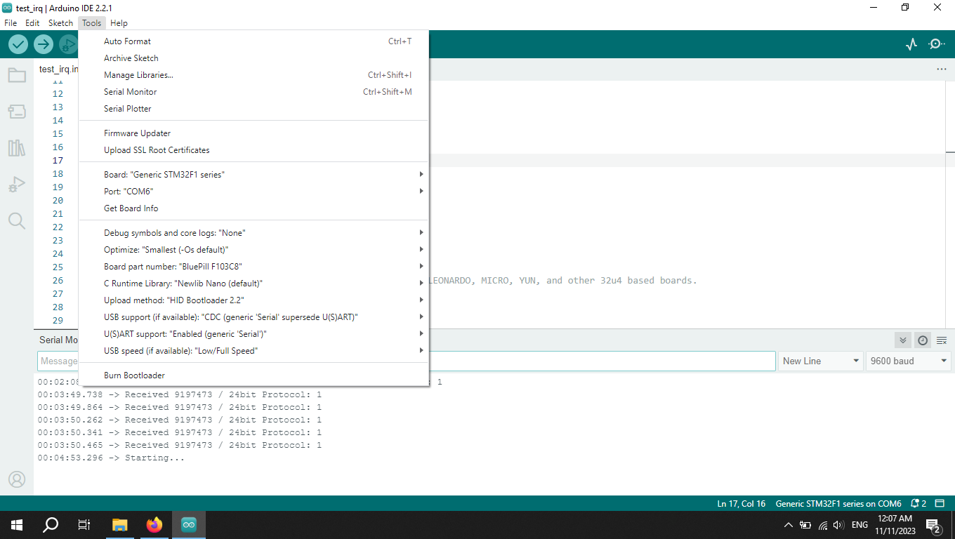 BluePill Pin Interrupt not executing in this scenario · Issue #2175 · stm32duino/Arduino_Core ...