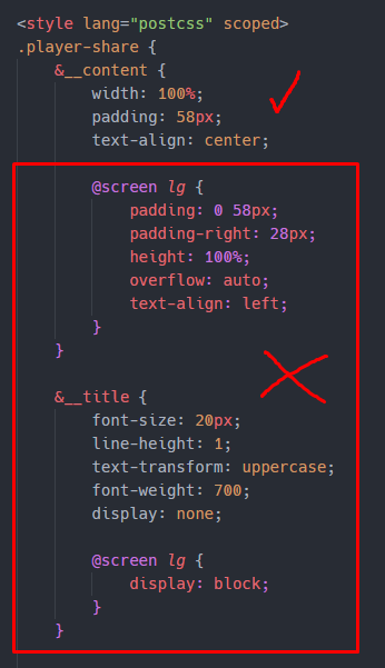 Highlighting breaks after using @screen · Issue #537 · tailwindlabs/tailwindcss-intellisense ...