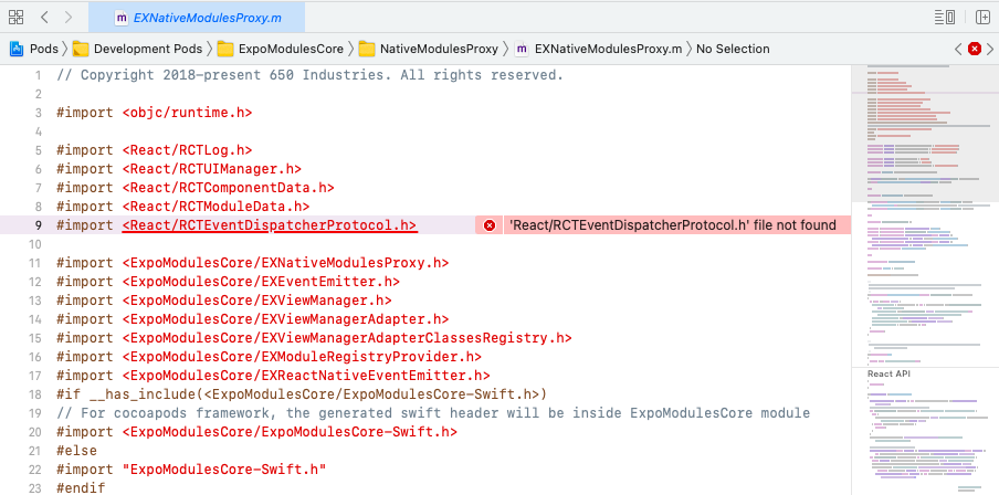 'React/RCTEventDispatcher.h' file not found · Issue #299 · software-mansion/react-native-gesture ...