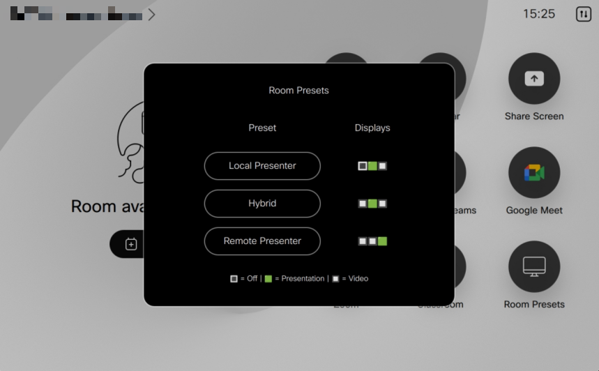 GitHub - wxsd-sales/room-presets-macro: This Webex Device macro lets ...