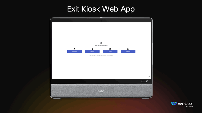GitHub - wxsd-sales/exit-kiosk-web-app: This is an example web app which can exit Kiosk mode on ...