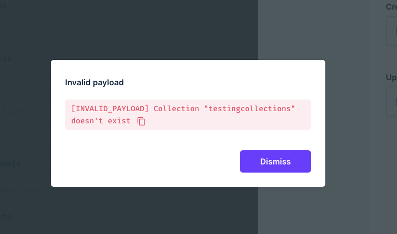 Creating A Collection Fails With Error Collection Xxx Doesn T Exist · Issue 16126 · Directus