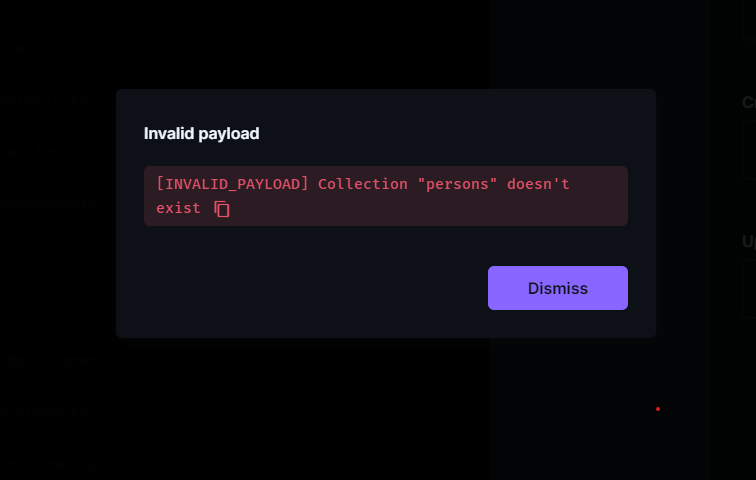 Cannot create collection: [INVALID_PAYLOAD] Collection "xxx" doesn't exist · Issue #16165 ...