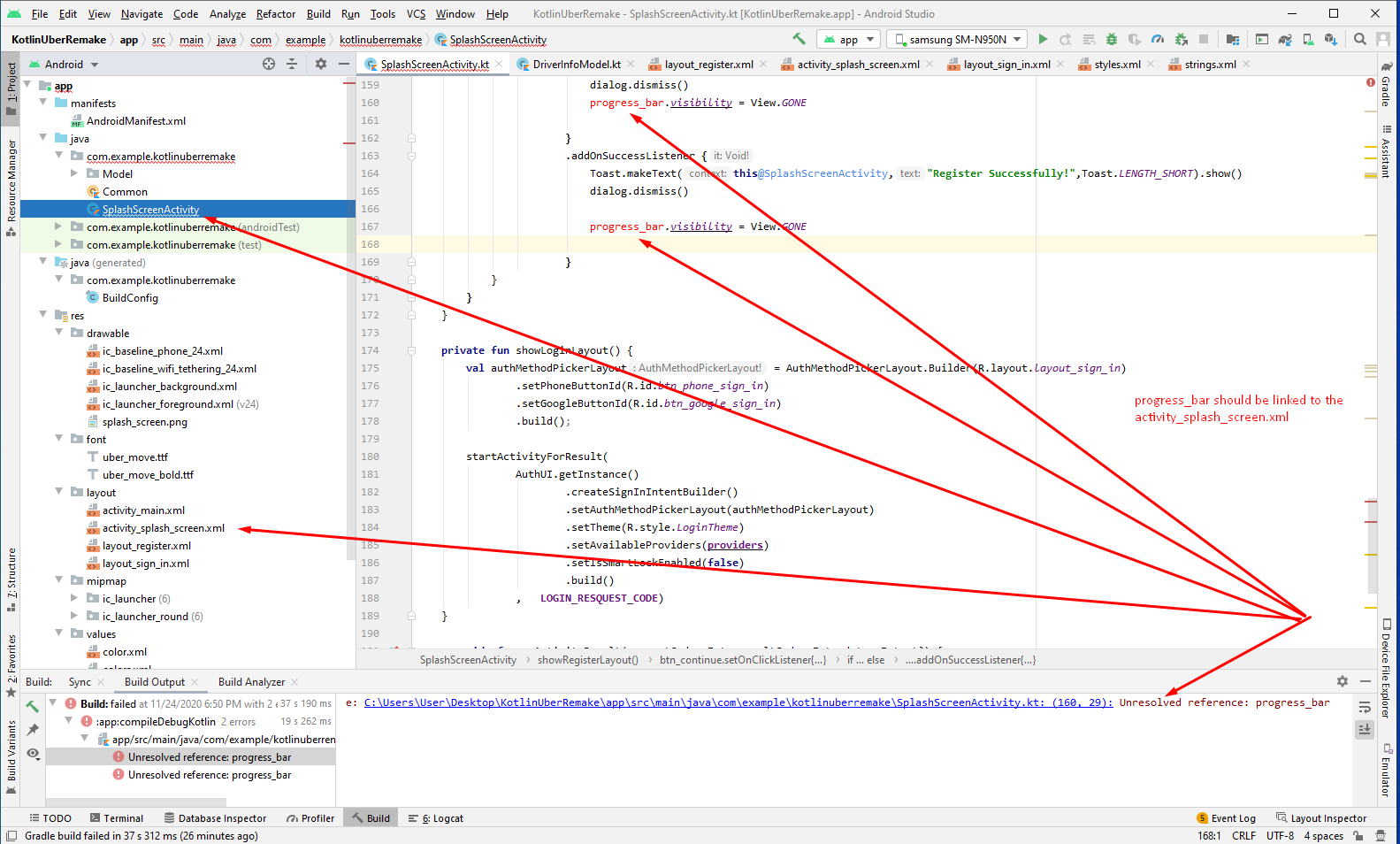 GitHub - lashleykeith/KotlinUberRemake: YouTube tutorial for an Uber ...