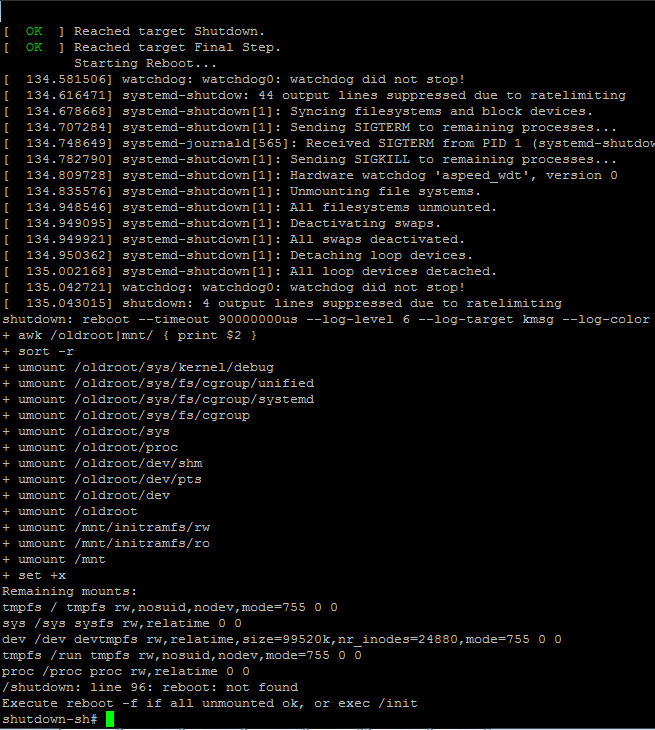 Failed To Reboot Bmc · Issue 3399 · Openbmcopenbmc · Github