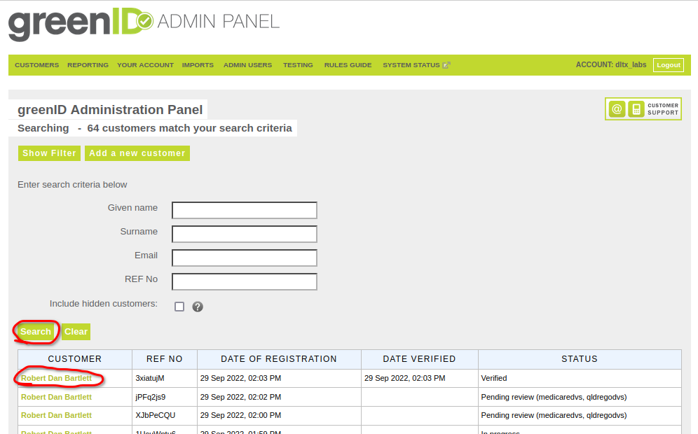 As IDEM Proxy I want to POST users documents to greenID so we can ...