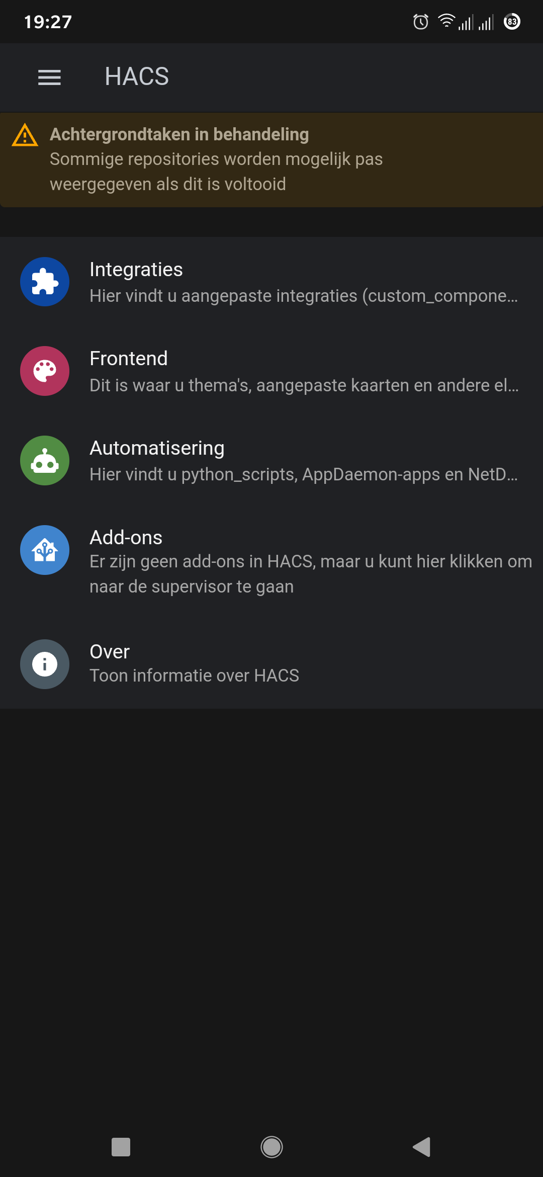 HACS not updating integrations · Issue #2595 · hacs/integration · GitHub