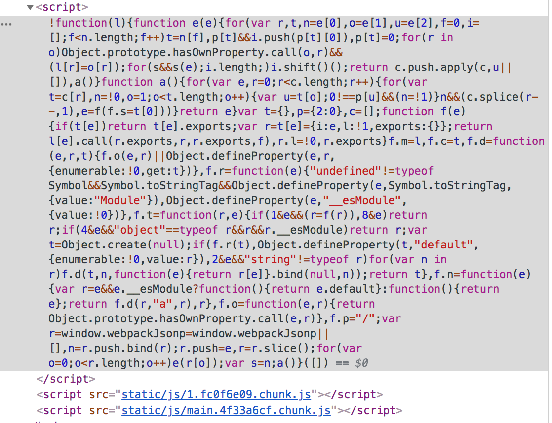 What's this code that was injected in index.html on build? · Issue #1397 · infernojs/inferno ...