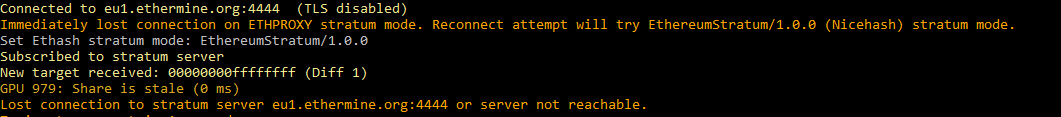 Lost connection to stratum server · Issue #256 · Lolliedieb/lolMiner-releases · GitHub