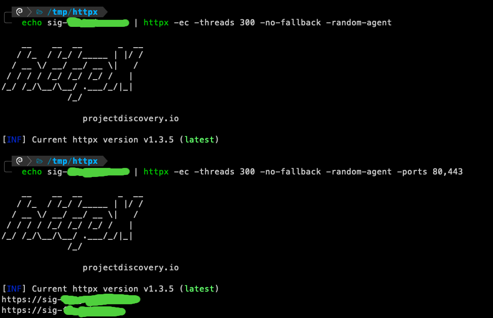 -ec flag is ignored when -ports is used · Issue #1417 · projectdiscovery/httpx · GitHub