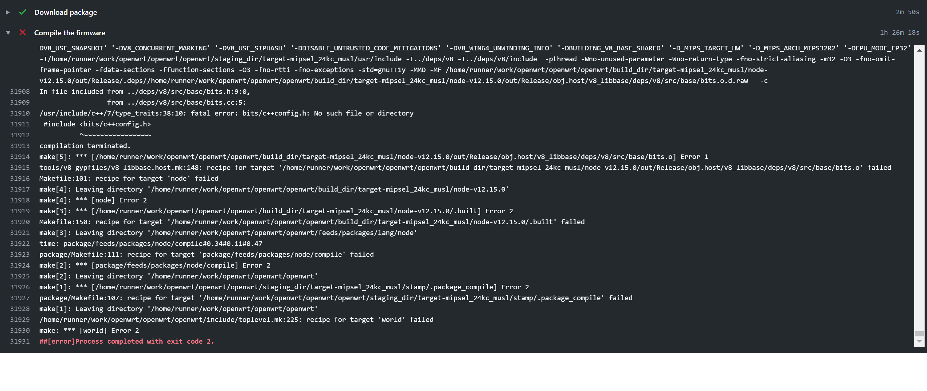 Github Actions 编译，x64正常，d2编译报错！要怎么调整yml · Issue 3383 · Coolsnowwolflede · Github 