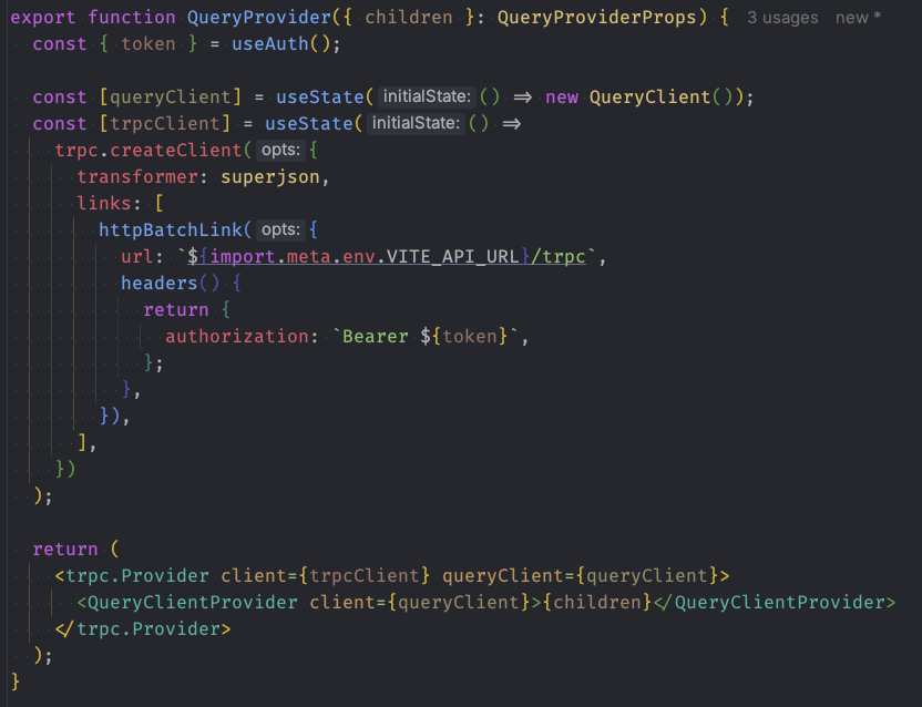 Data types on useQuery() · trpc trpc · Discussion #3380 · GitHub