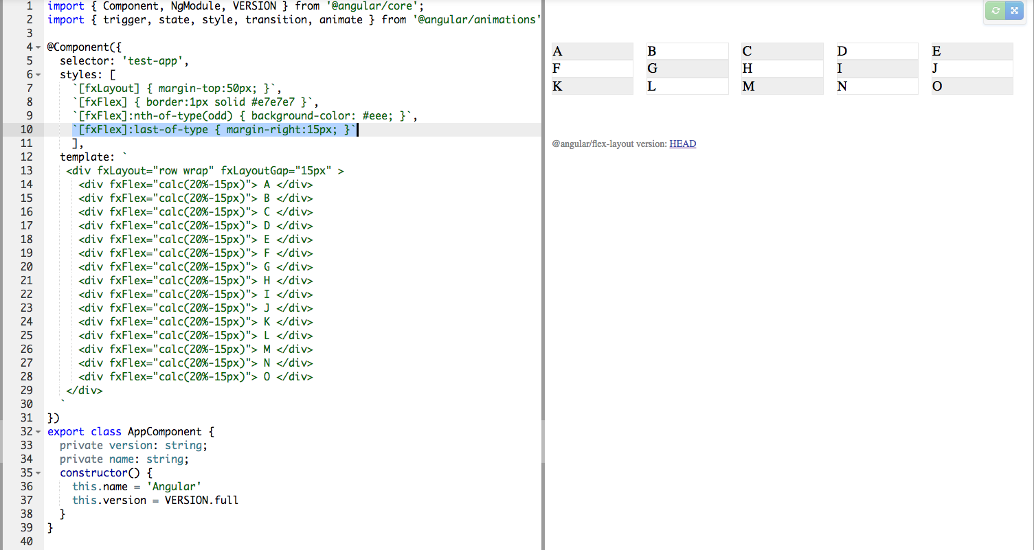 Fxlayoutwrap Fxlayoutgap Margin Issue In Last Row · Issue 363 · Angularflex Layout · Github