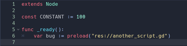 Weird exception when using constants from Autoloaded scripts which use preload · Issue #38106 ...