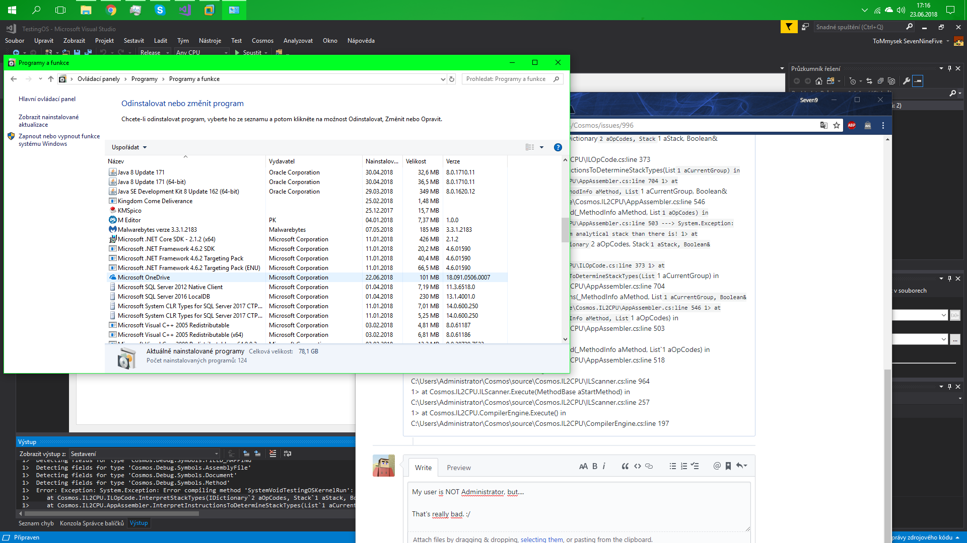 IL2CPU - Debug configuration with Cosmos debugger disabled: Call tries ...