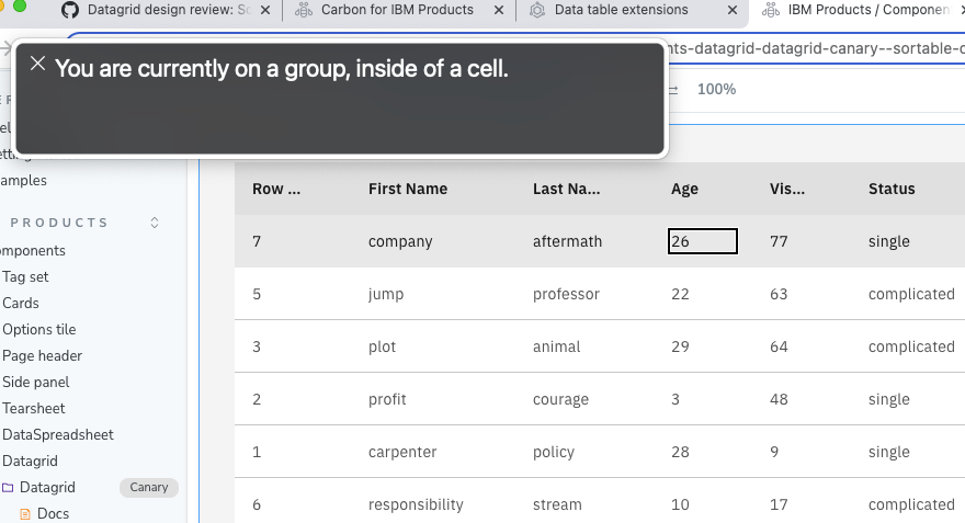 Datagrid design review: Sorting · Issue #3118 · carbon-design-system/ibm-products · GitHub