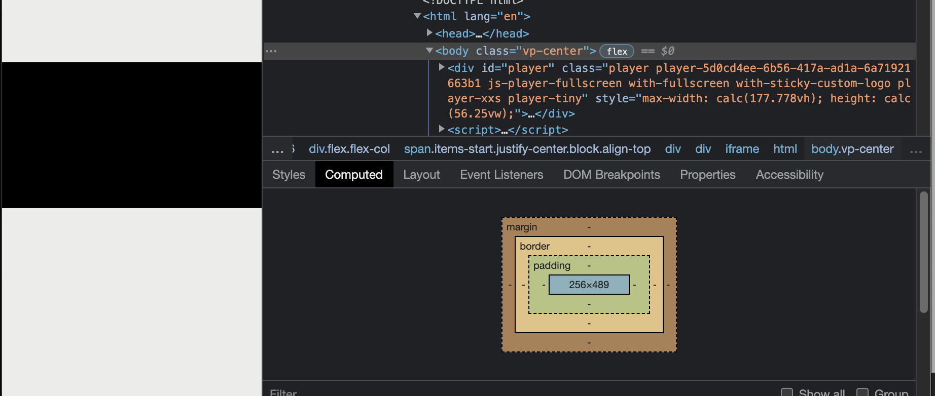 How do I change auto-assiged class vp-center to vp-top? · Issue #1479 · cookpete/react-player ...