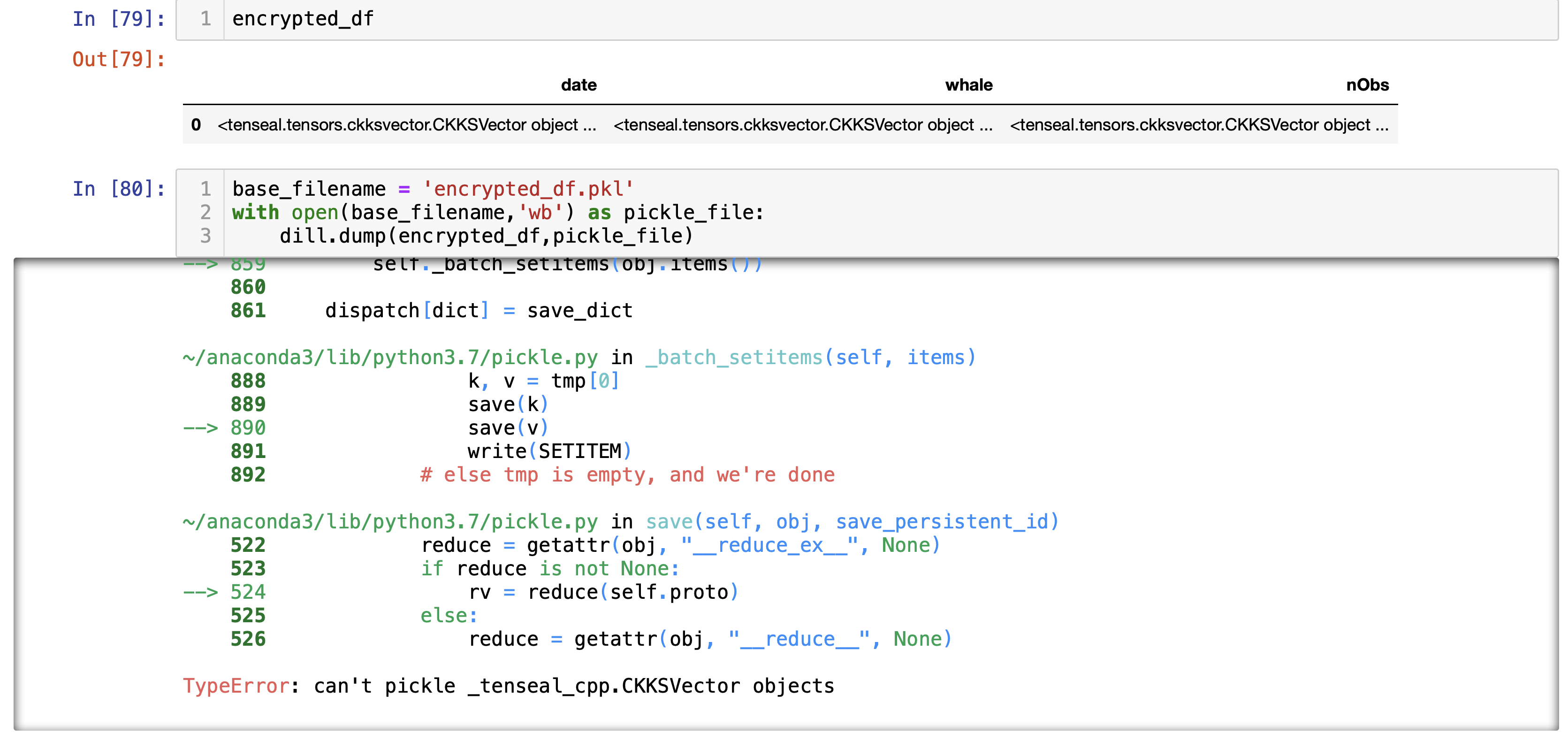 How to serialize and then deserialize CKKS_vectors and CKKS_tensors ...