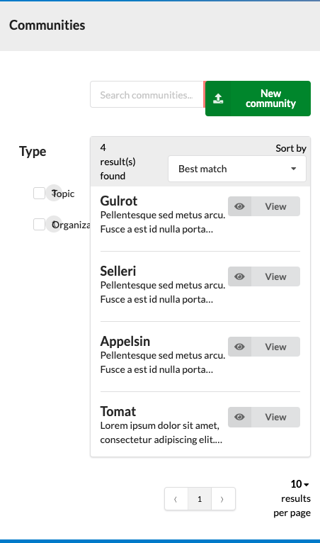 Communities search is not responsive · Issue #571 · inveniosoftware/invenio-communities · GitHub