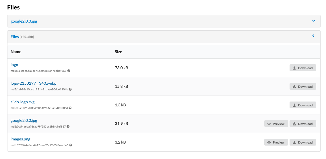 landing page: fix styling issues on files accordion by jennur · Pull Request #1551 ...