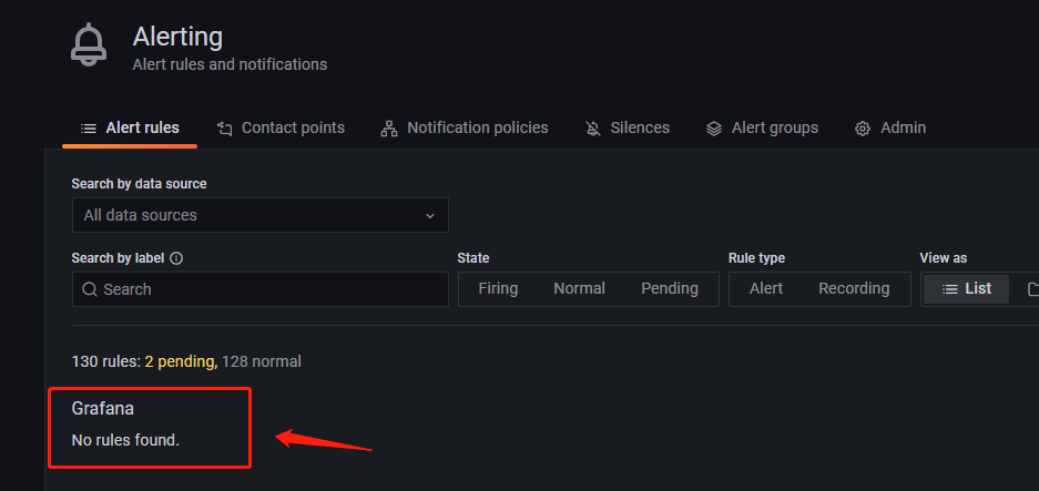 Upgrade from 8.3.0 to Grafana 9, ALL Grafana alerts have lost · Issue #56689 · grafana/grafana ...