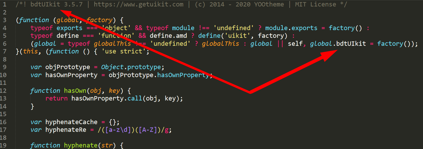 Custom Prefix Not Working · Issue #4286 · uikit/uikit · GitHub