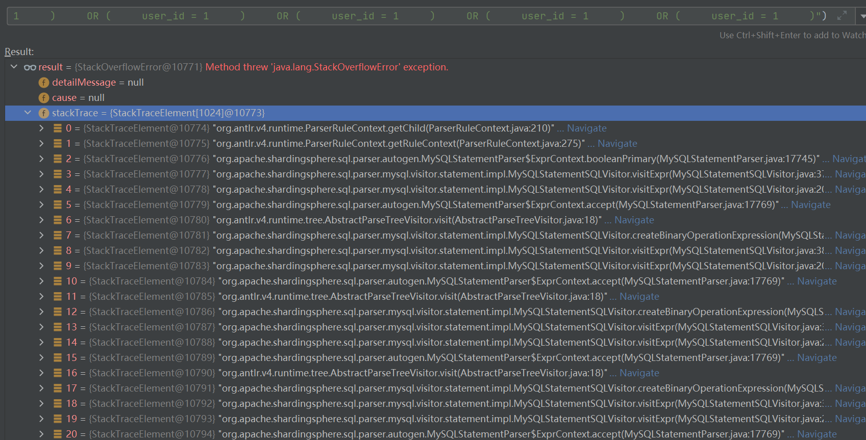 shardingsphere select statement sql parser bug. · Issue #16491 · apache/shardingsphere · GitHub