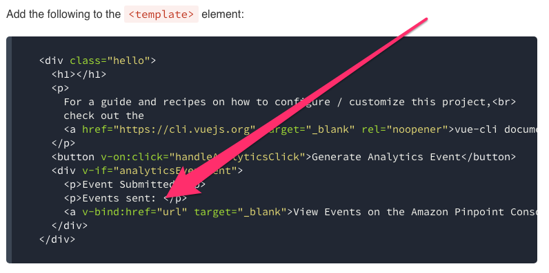Trivial Bug on Example Vue Template · Issue #796 · aws-amplify/docs · GitHub