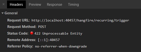 Dashboard not able to trigger/delete a recurring job · Issue #1564 · HangfireIO/Hangfire · GitHub