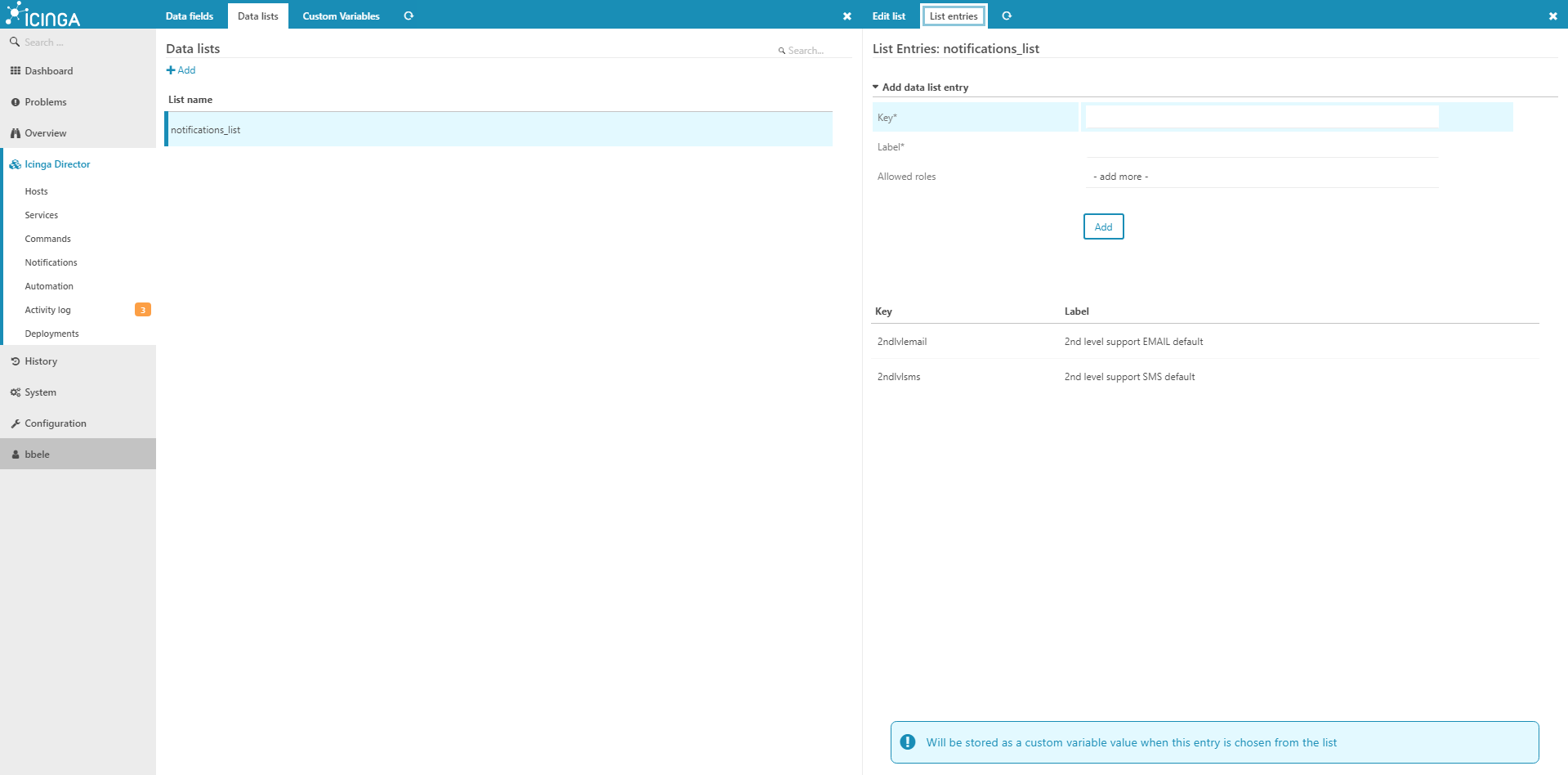 Data lists in Data field array · Issue #1289 · Icinga/icingaweb2-module-director · GitHub