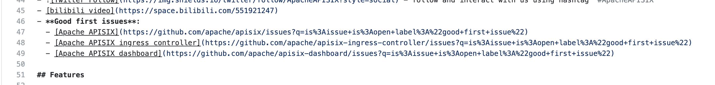 Add "APISIX Helm Charts" to "Good first issue" section · Issue #3527 · apache/apisix · GitHub