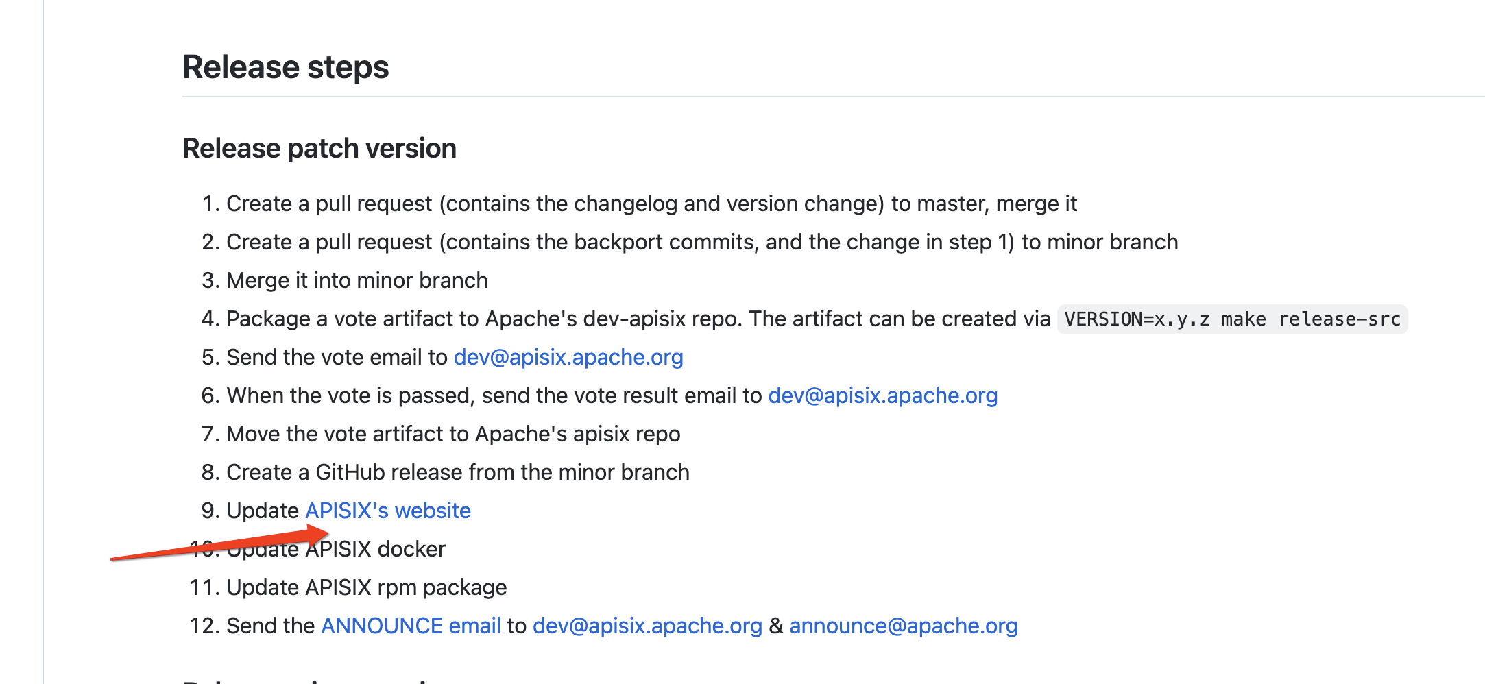 docs: update MAINTAIN.md to use correct website configuration link · Issue #5564 · apache/apisix ...