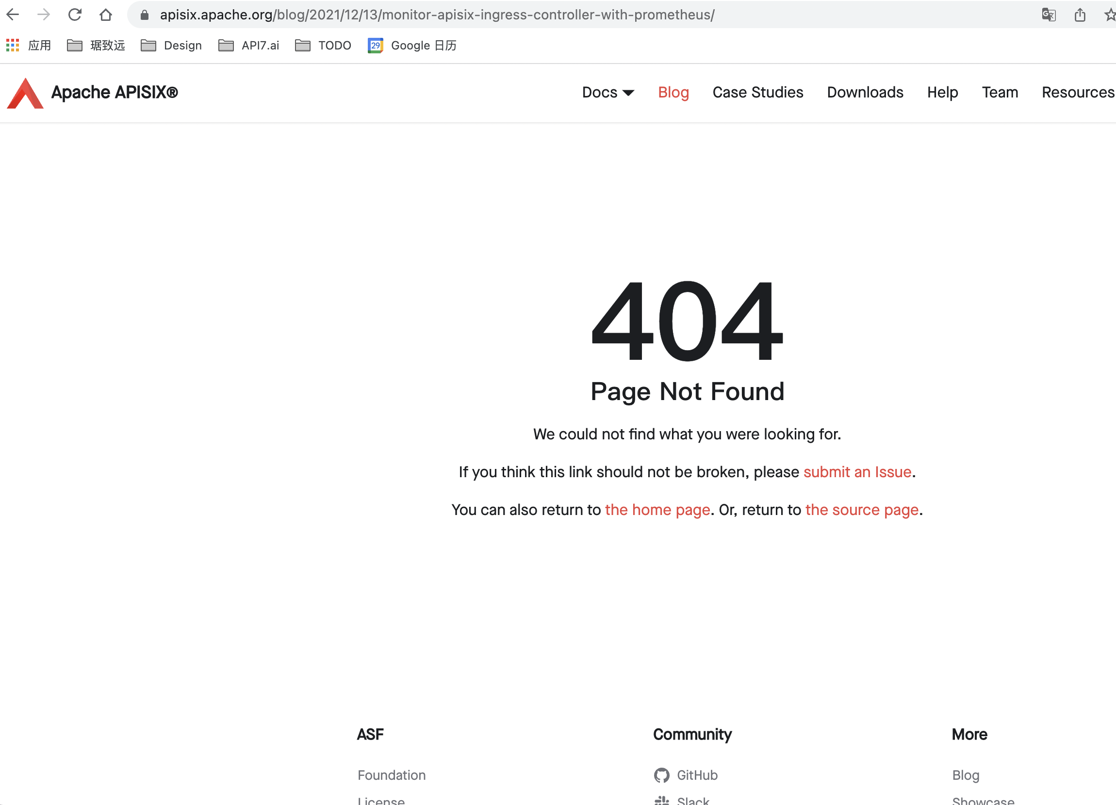 [Site]: search result throws 404 by default · Issue #1253 · apache/apisix-website · GitHub