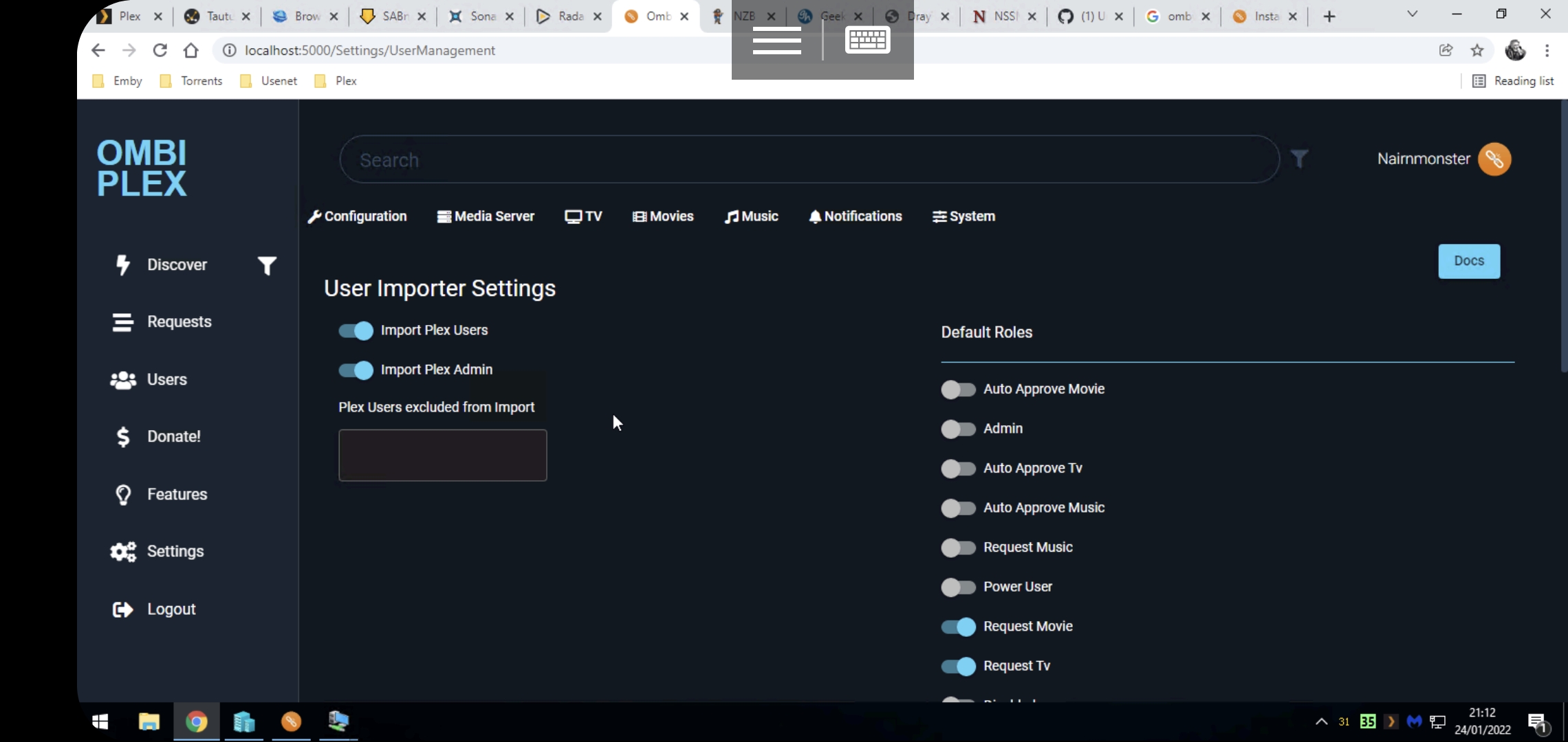 Unable to import Plex users · Issue #4480 · Ombi-app/Ombi · GitHub