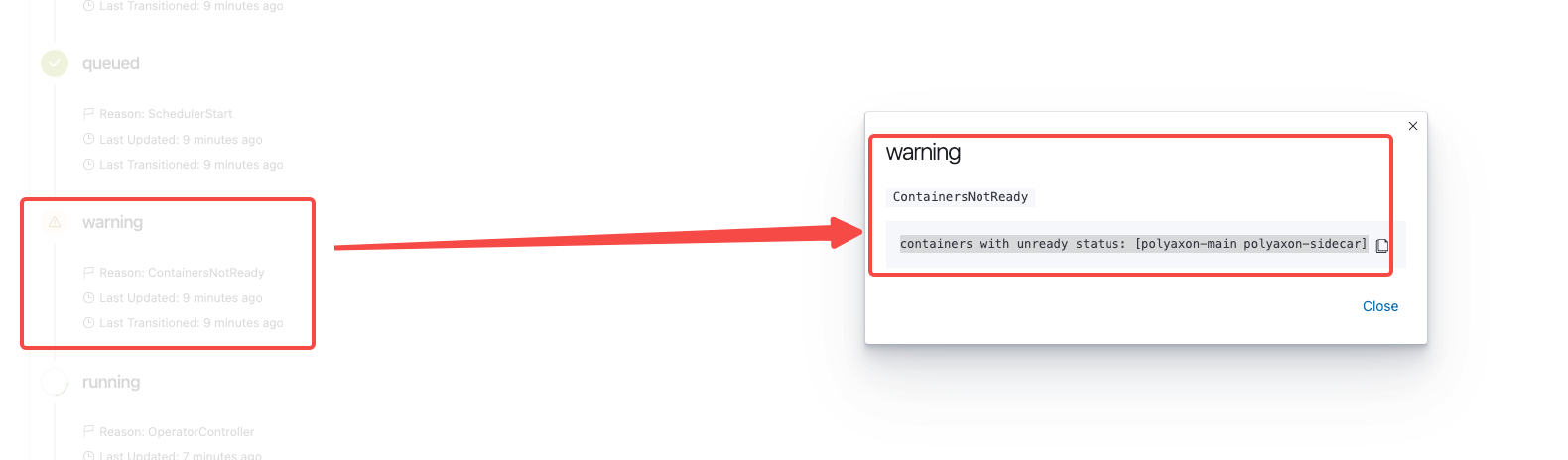 Statuses in the dashboard displayed abnormally · Issue #1507 · polyaxon ... Statuses in the dashboard displayed abnormally · Issue #1507 · polyaxon ...