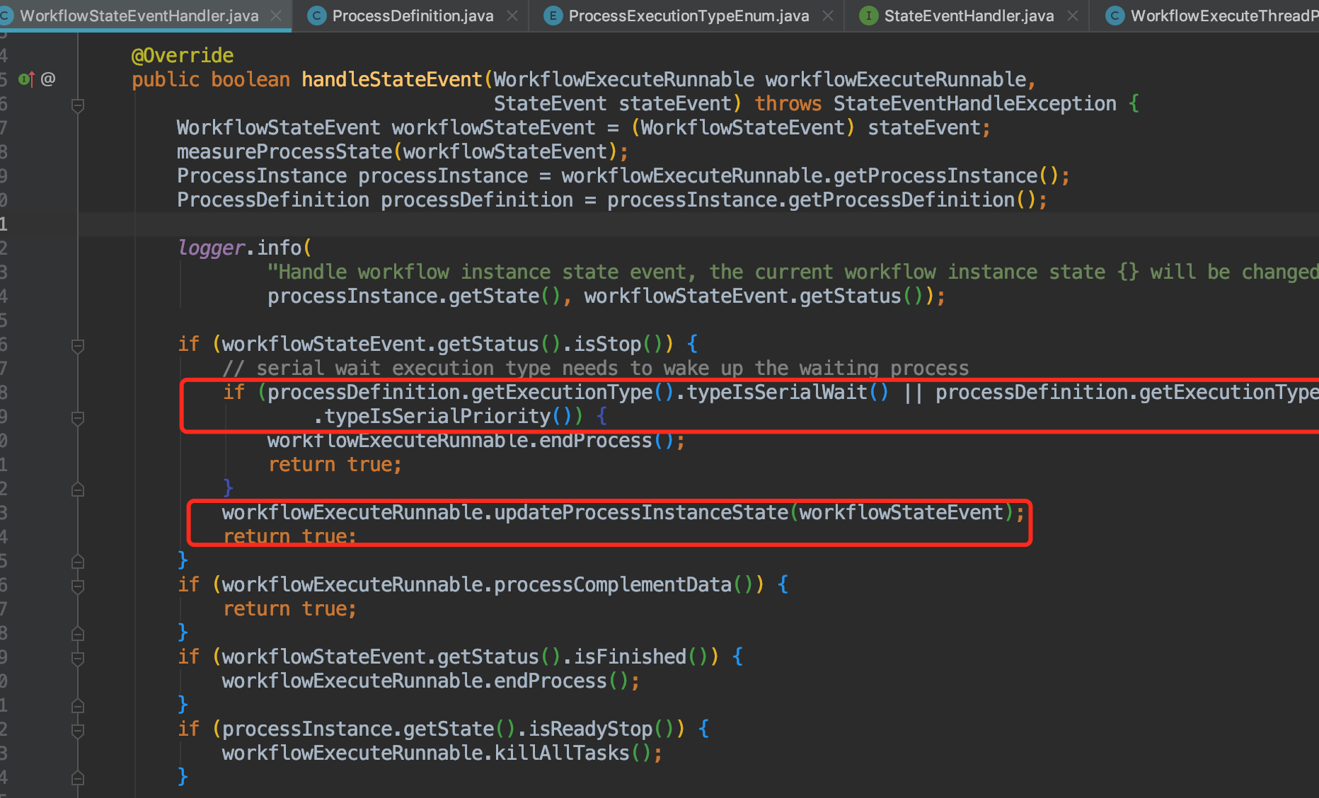 [Bug] [Master] when processDefinition processExecutionType is serial_wait or serial_priority ...