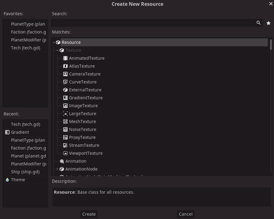 Use Create New Resource Menu Instead Of A Long List When Creating A New Custom Resource · Issue