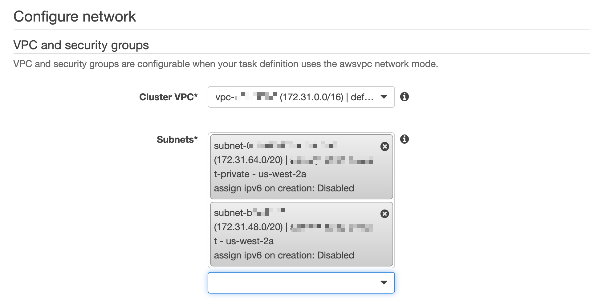 Feature request to support multiple subnet selection in ECS Deploy stage · Issue #6097 ...