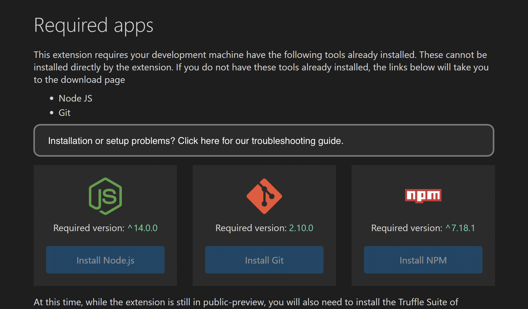 Requirements Screen - Reword instructions around installing and updating dependencies · Issue ...