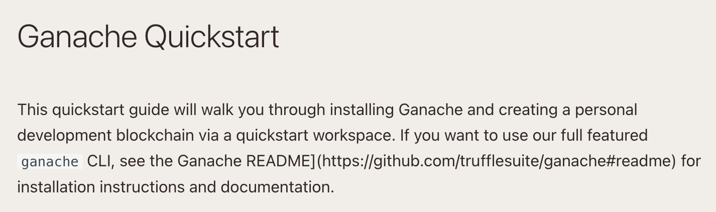 Malformed markdown link on Ganache Quickstart · Issue #1329 · trufflesuite/trufflesuite.com · GitHub