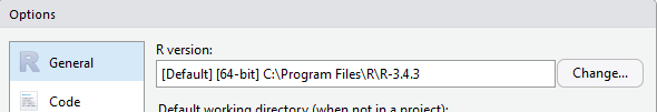 Can't select R version from Global Options on Windows daily build ...
