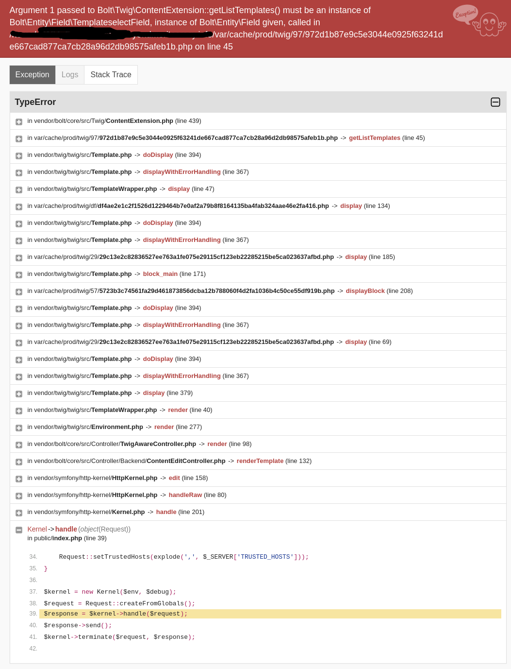 error while creating a new entry in RC34 related to template selection · Issue #1712 · bolt/core ...