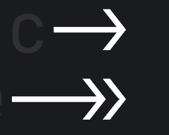 Arrow ligatures · Issue #1193 · be5invis/Iosevka · GitHub