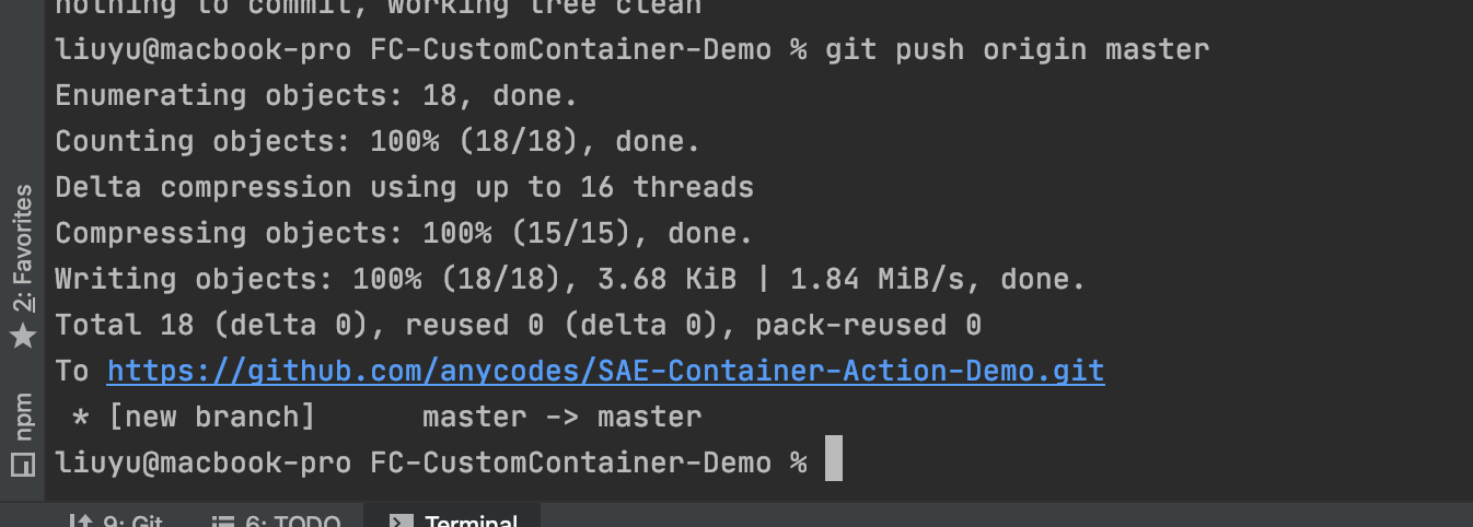 GitHub - anycodes/SAE-Container-Action-Demo: 阿里云SAE Github