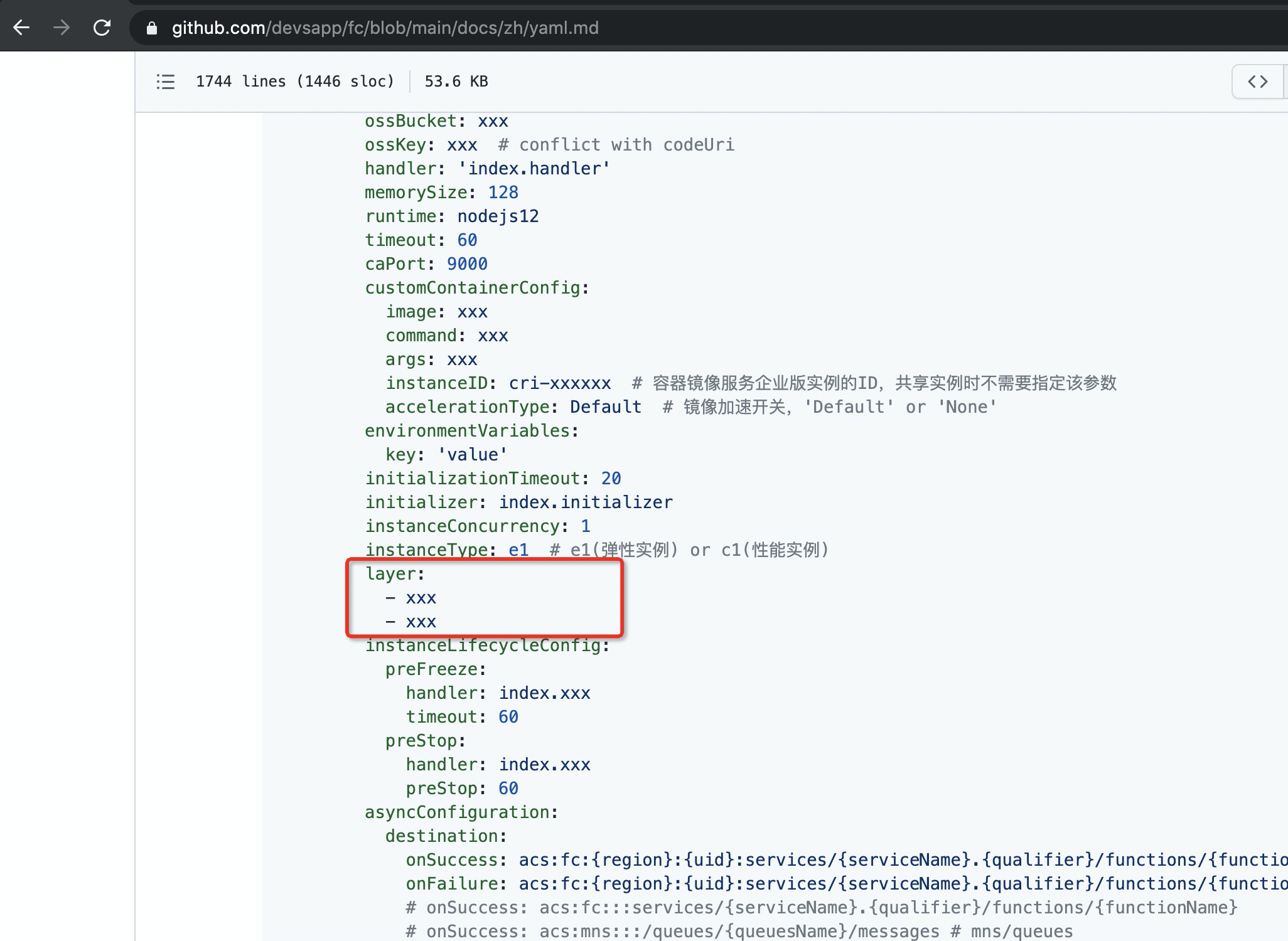 添加 layers 属性会导致函数部署失败. · Issue #414 · Serverless-Devs/Serverless-Devs · GitHub