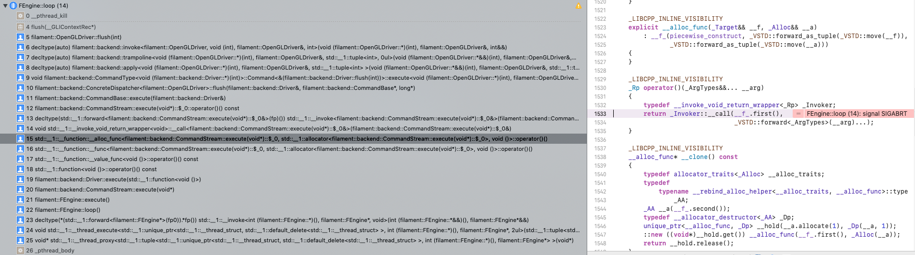 a crash when viewing glTF with point/spot lights with filament-1.11.0 on iOS · Issue #4388 ...